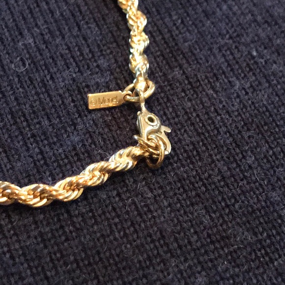Monet | Jewelry | Vintage Monet Goldtone Twisted Rope Chain Necklace ...
